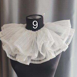 Huge Ruffle Clown Collar Ruff, Big Neck Collar Costume Accessory - Etsy