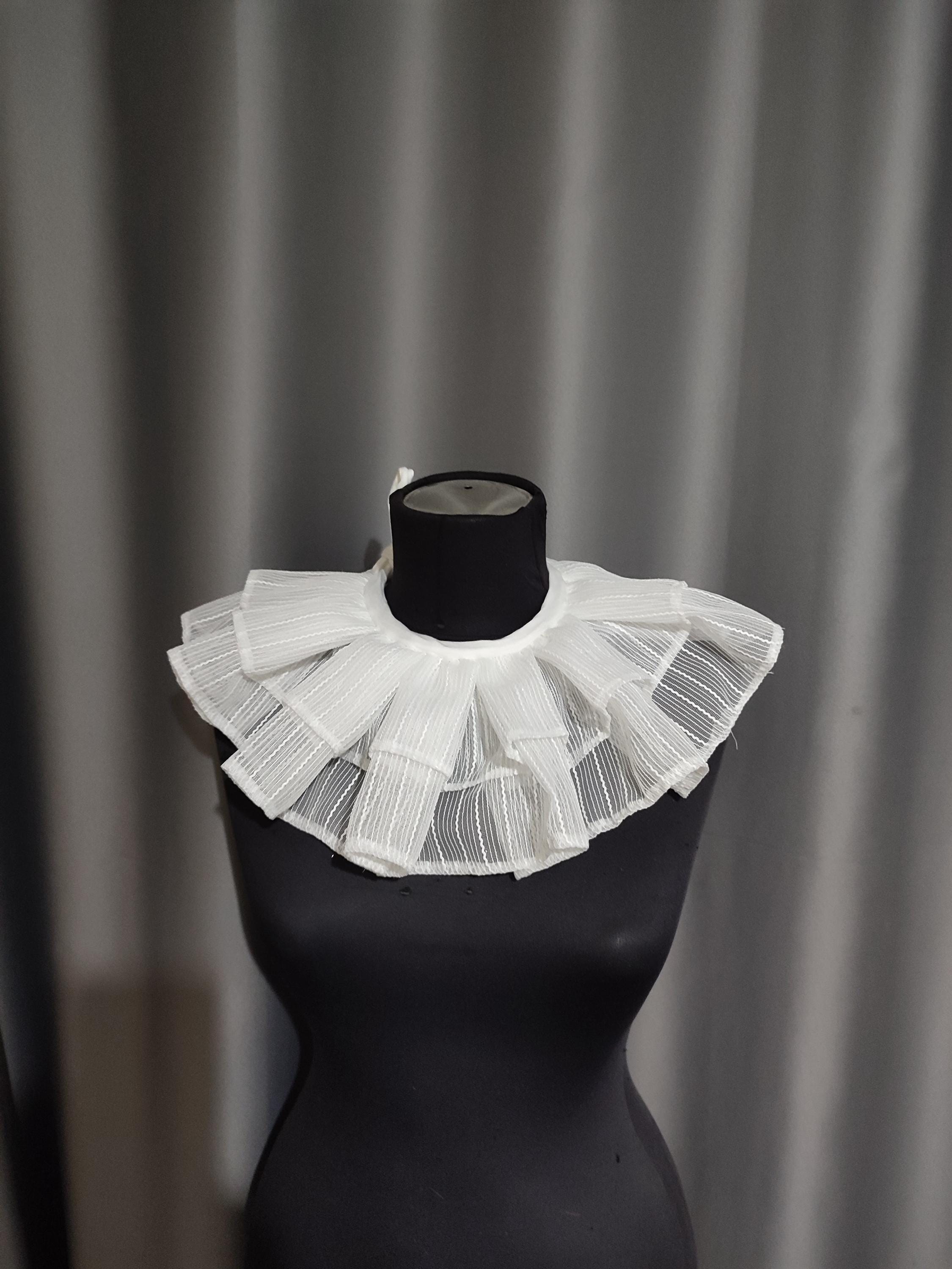 Pierrot Collar for Kids, Small Size Ruffle Collar - Etsy