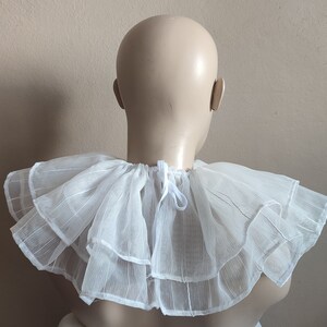 Huge Ruffle Clown Collar Ruff, Big Neck Collar Costume Accessory - Etsy