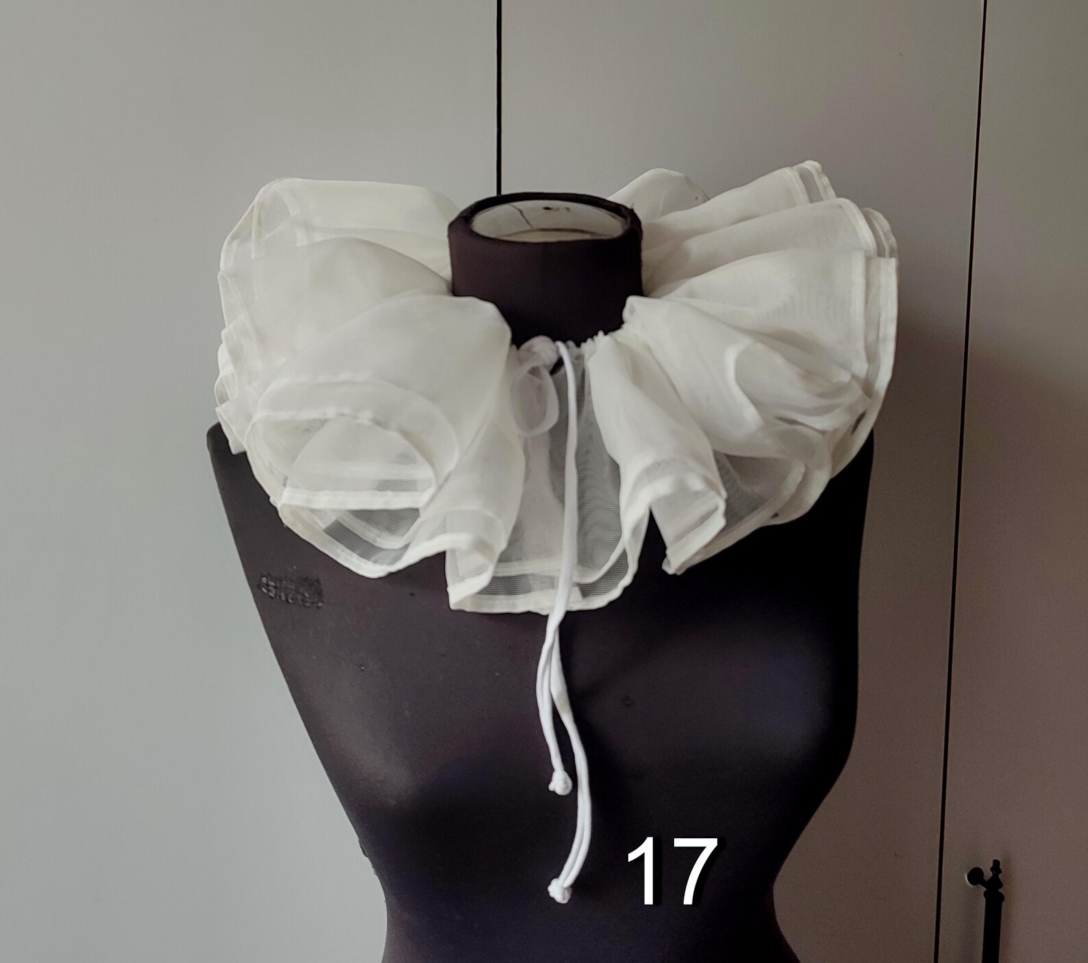 Huge Ruffle Clown Collar Ruff, Big Neck Collar Costume Accessory - Etsy