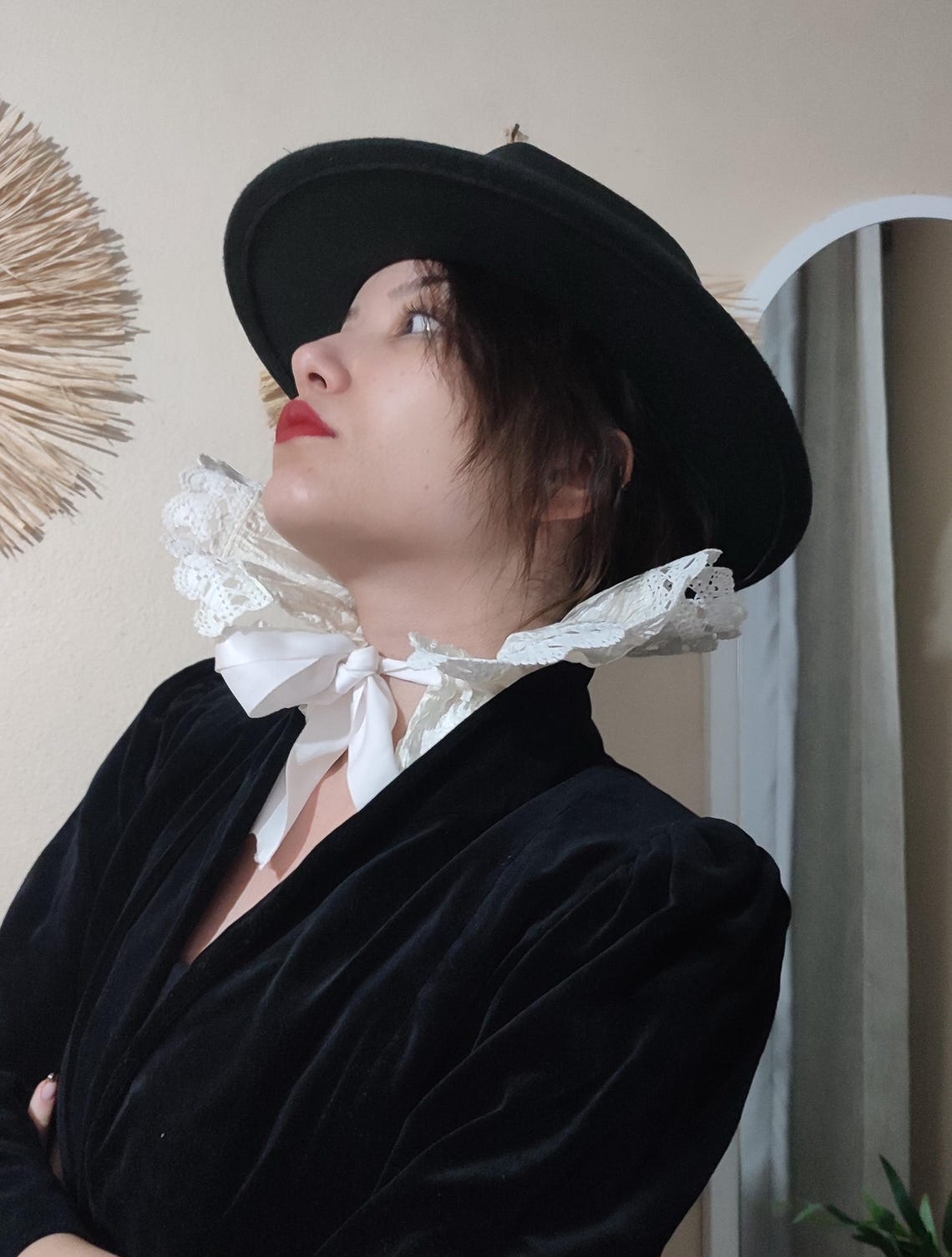 Elizabethan Ruffle Collar Neck Ruff, Victorian Neck Ruffle - Etsy