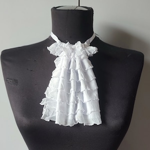 Pirate Costume Custom Ruffled Jabot, Simple Collar Jabot - Etsy