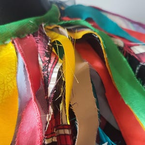 Colorful Festival Tribal Fashion Multicolored Jester Collar Tattered ...