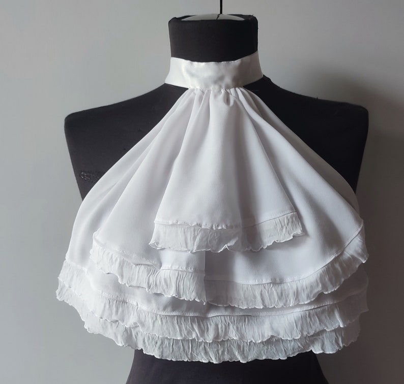 Pirate Costume Custom Ruffled Jabot, Simple Collar Jabot - Etsy