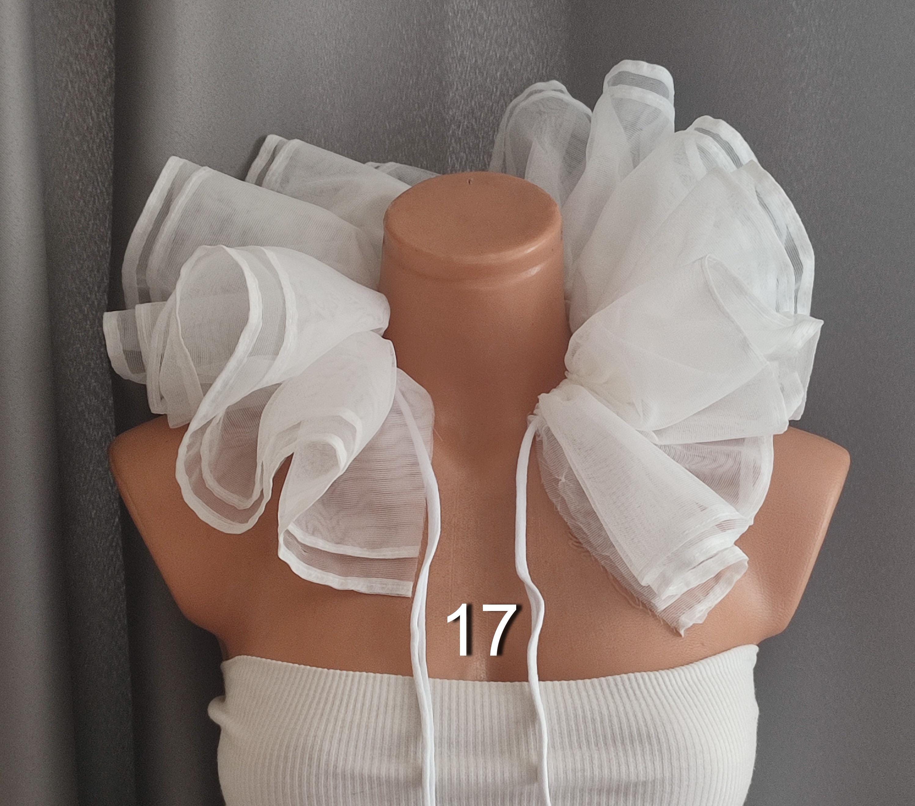 Huge Ruffle Clown Collar Ruff, Big Neck Collar Costume Accessory - Etsy