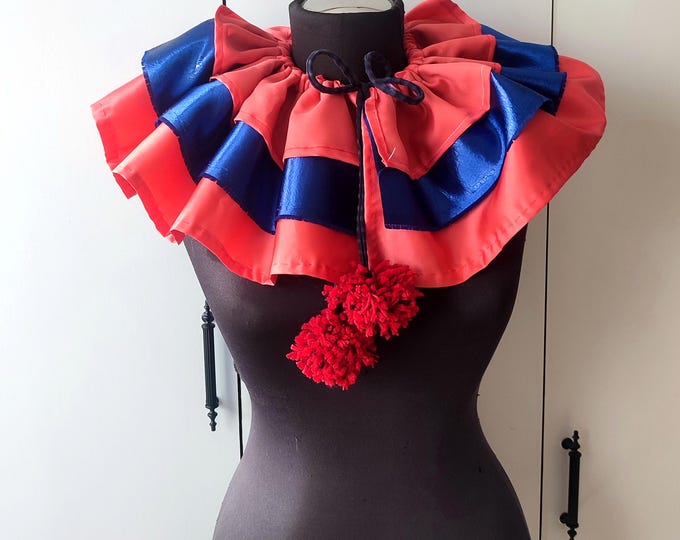 White Clown Collar - Etsy Canada