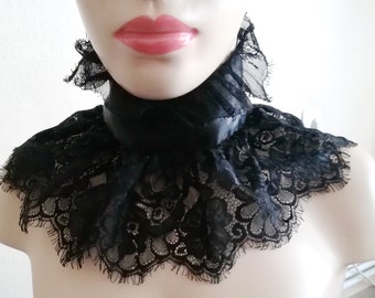 High Lace Collar - Etsy
