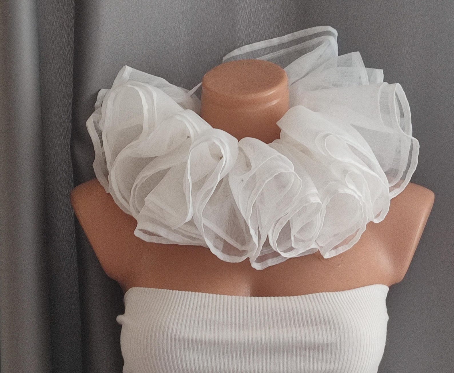 Huge Ruffle Clown Collar Ruff, Big Neck Collar Costume Accessory - Etsy