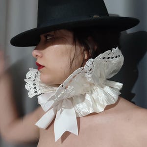 Elizabethan Ruffle Collar Neck Ruff, Victorian Neck Ruffle - Etsy