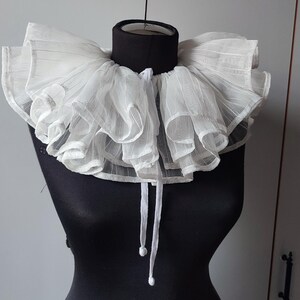 Huge Ruffle Clown Collar Ruff, Big Neck Collar Costume Accessory - Etsy