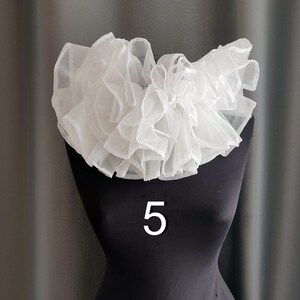 Huge Ruffle Clown Collar Ruff, Big Neck Collar Costume Accessory - Etsy