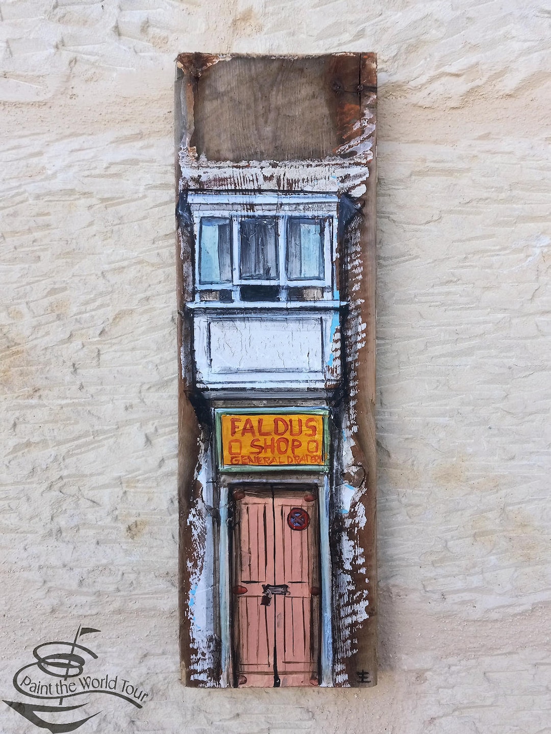 Maltese Original Art, City of Valletta on Archbishop Street. Painting ...