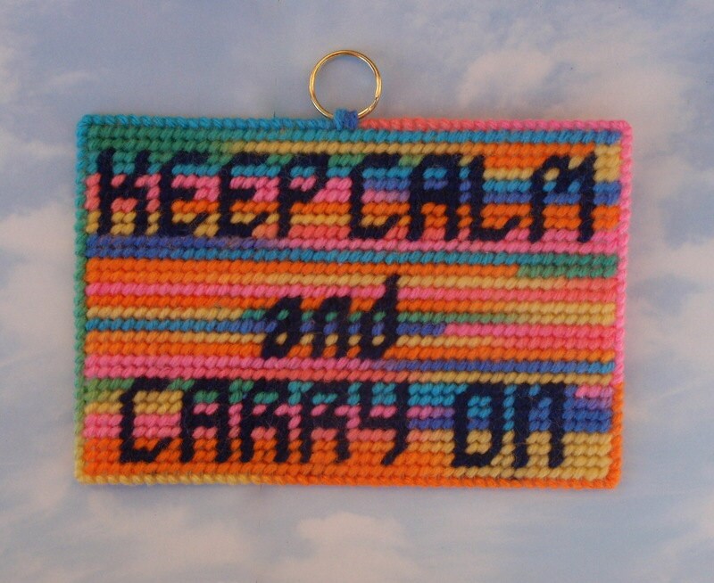 Keep Calm and Carry on Sign Choice 4 Colors Inspirational | Etsy