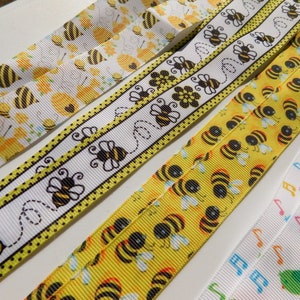 3 Yards - Birds & Bees - Grosgrain Ribbon - Your Choice Style - Single ...