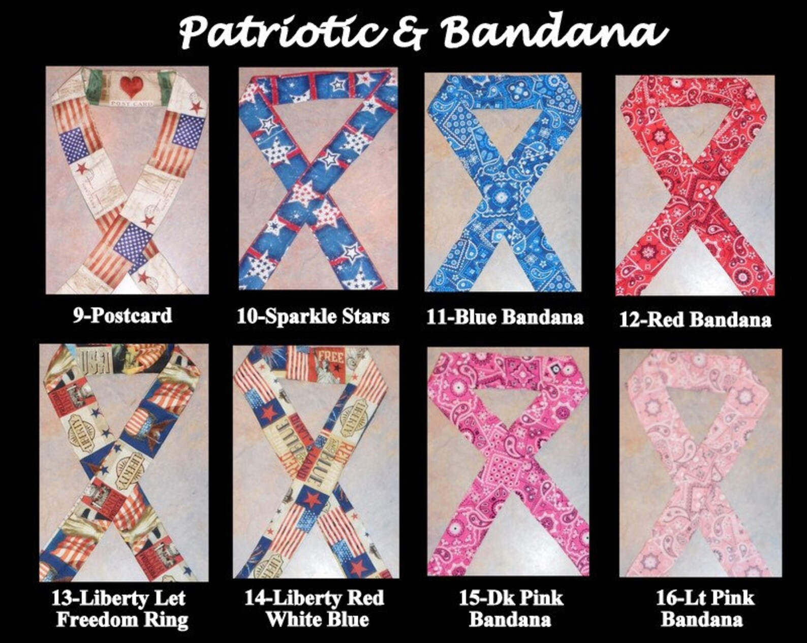 Patriotic Military Cooling Neck Ties Choice Style Multiple - Etsy