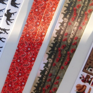 3 Yards - Horses & Cowboys - Grosgrain Ribbon - Your Choice Style ...
