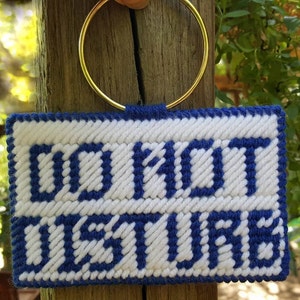 Do Not Disturb Door Sign - 3" X 5" - Choice of Color Pink, Blue, Green ...