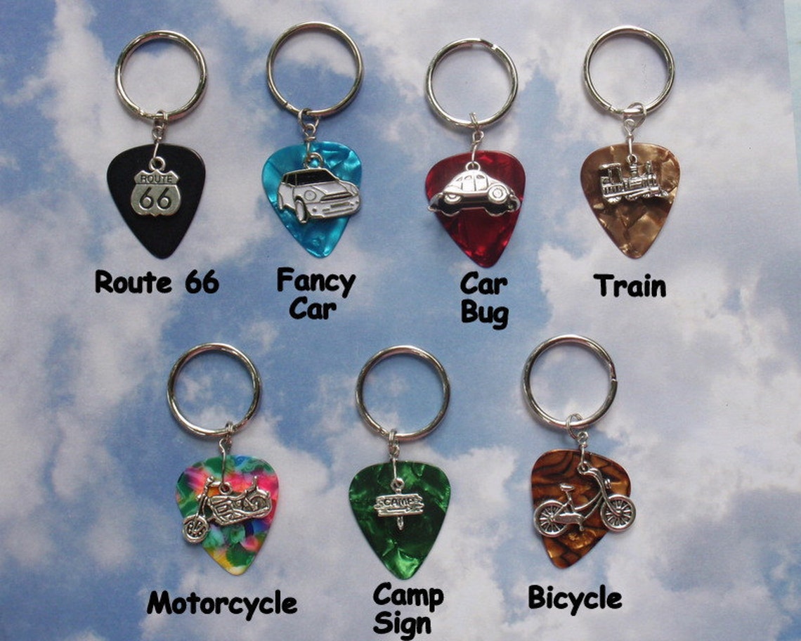 Road Trip Key Chain Choice Travel Key Ring in 16 Colors - Etsy