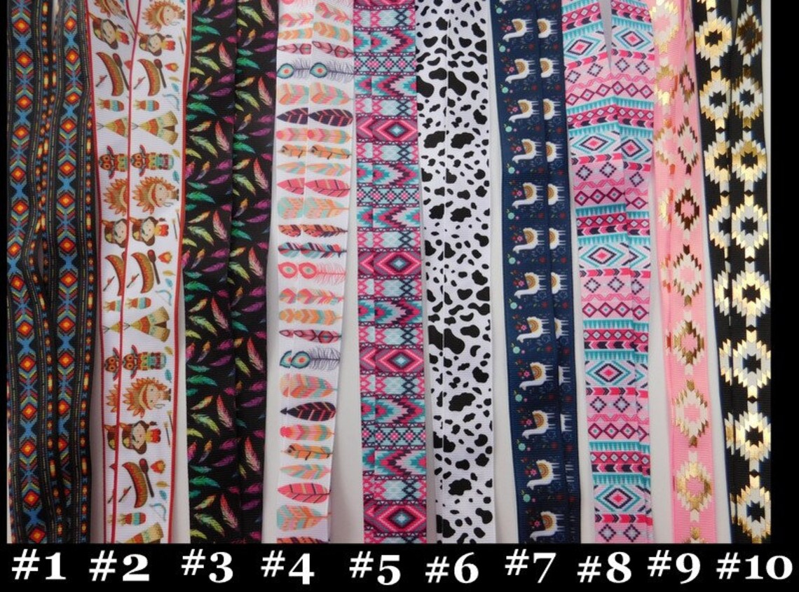 3 Yards - Southwest - Grosgrain Ribbon - Your Choice Style - Single ...
