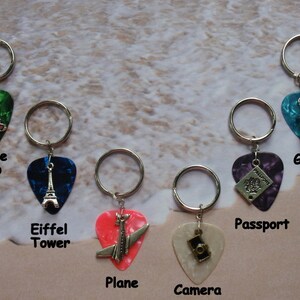Travel Key Chain, Choice Keyring, 16 Color Selections, Gondola Boat ...