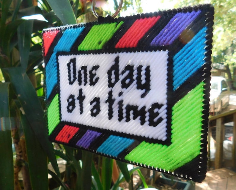 One Day at a Time Sign 5.25 X 7.25 Choice | Etsy