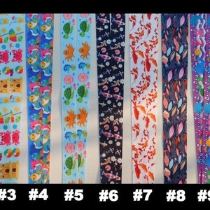 3 Yards - Cute Oceans & Sharks - Grosgrain Ribbon - Your Choice Style ...