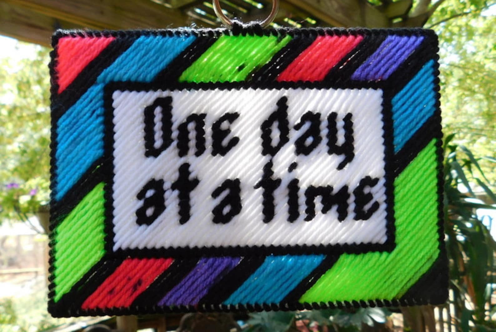 One Day at a Time Sign 5.25 X 7.25 Choice | Etsy