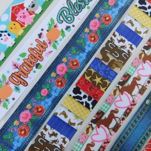 1.5" Western & Farm Ribbon - Barnyard Animals, Bandana, Denim, Horses ...