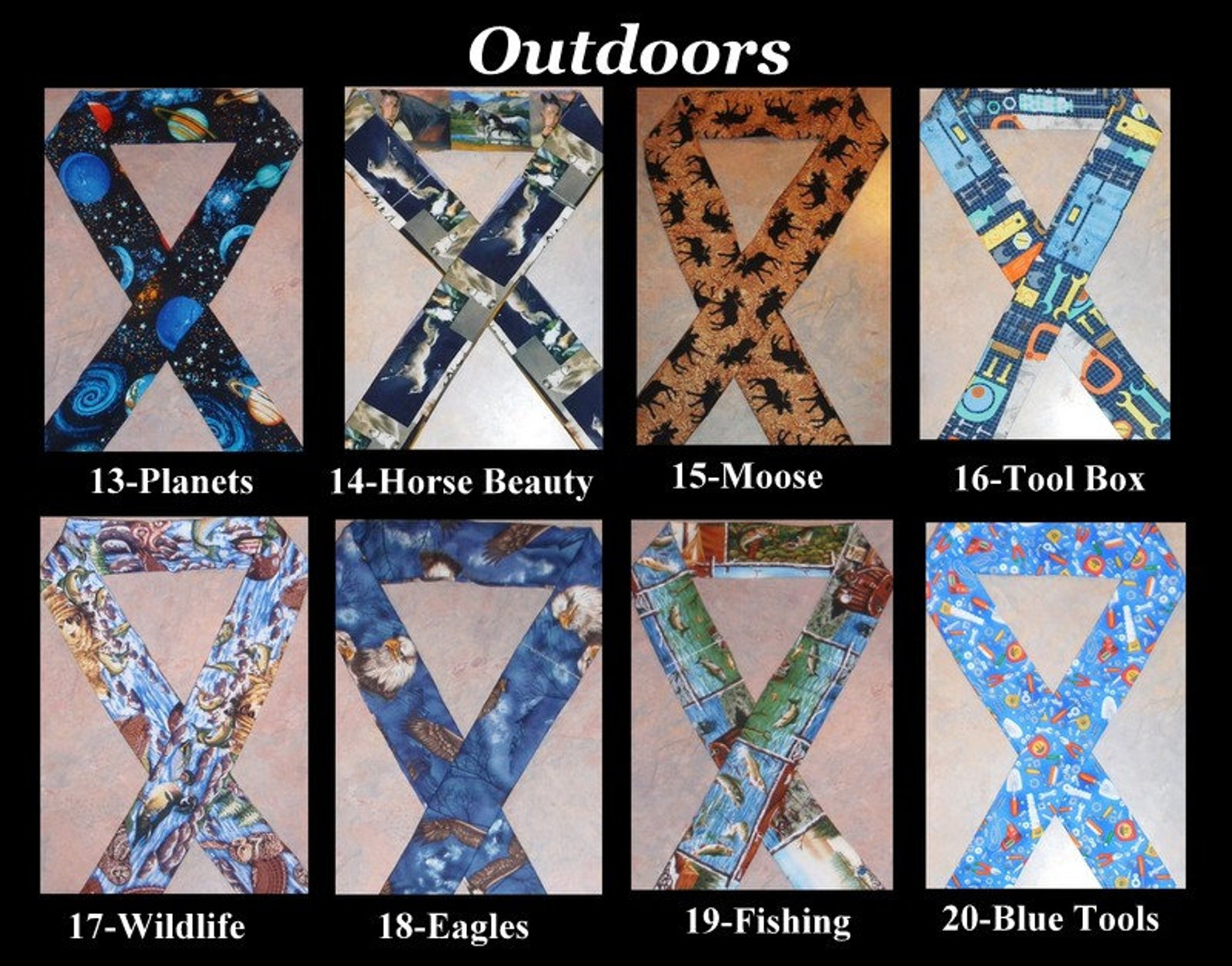Cooling Neck Ties - Flames, Sports, Outdoors - Choice Style, Multiple ...
