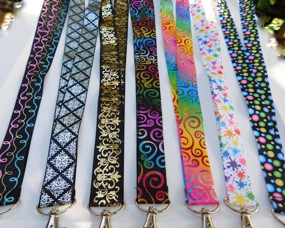 Fancy Foil Mask Lanyard or ID Lanyard Lightweight Single | Etsy