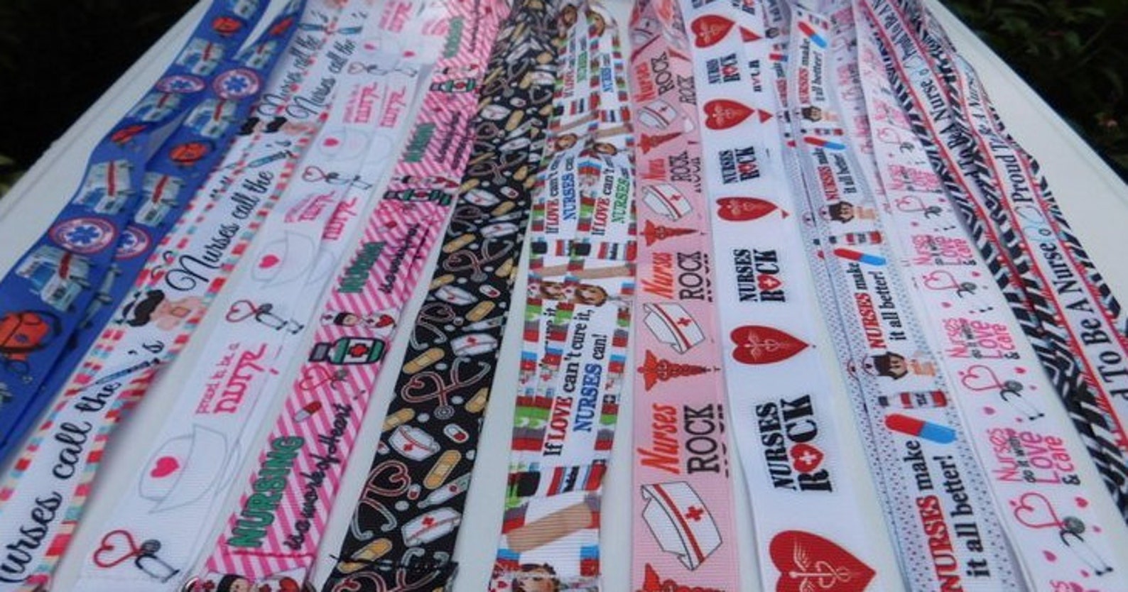 3 Yards Nurses Ambulance, Medical Professional Grosgrain Ribbon Your ...