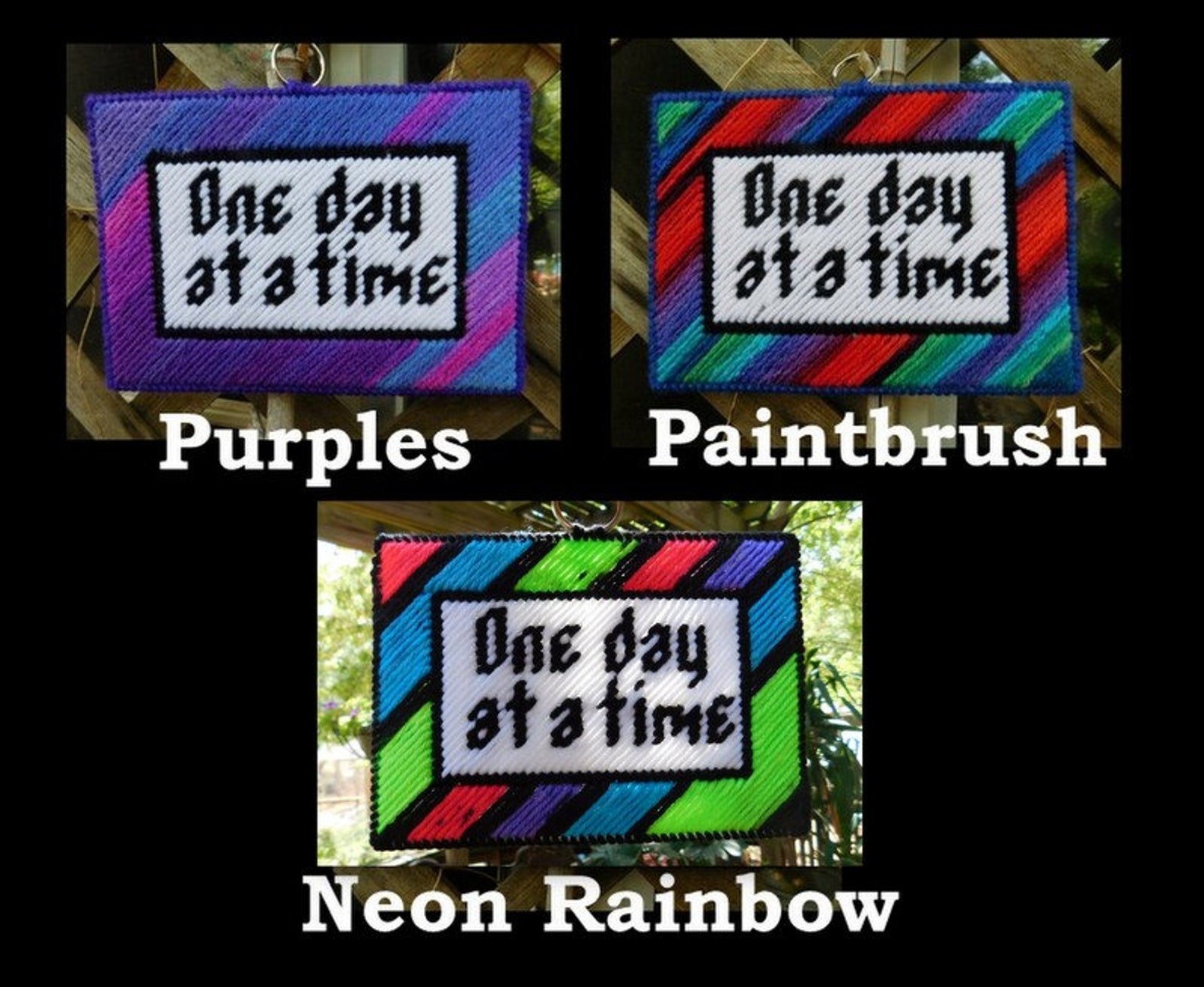 One Day at a Time Sign 5.25 X 7.25 Choice | Etsy