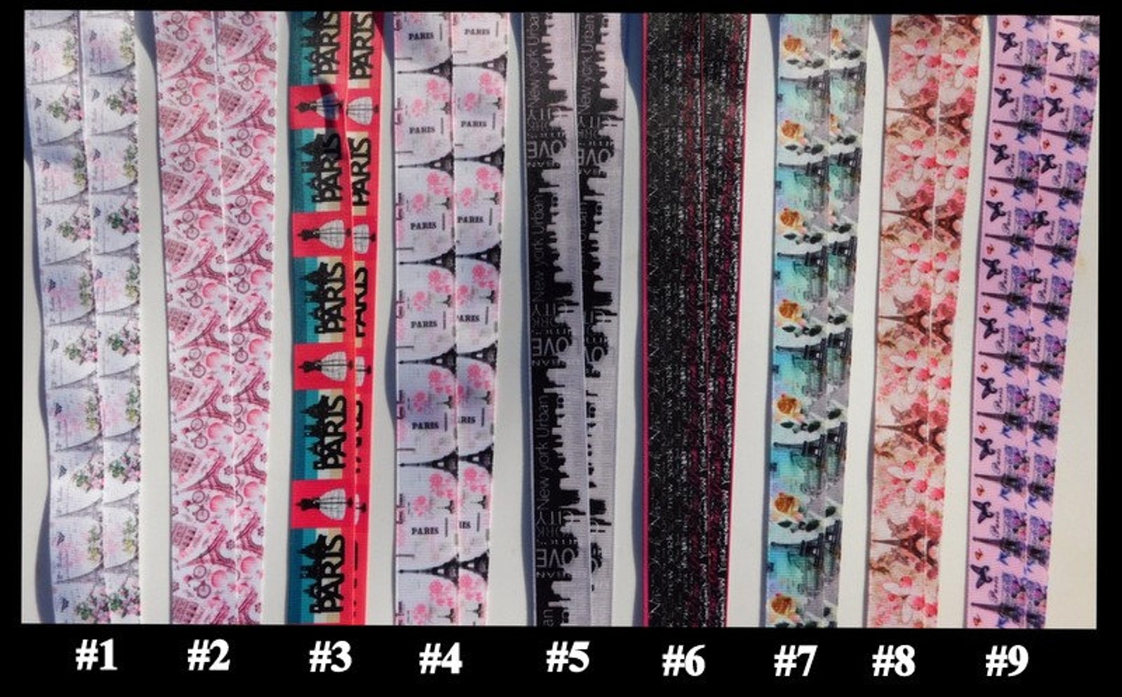 3 Yards Paris New York City Grosgrain Ribbon Your Choice - Etsy