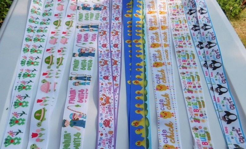 3 Yards Cute Outdoors Grosgrain Ribbon Your Choice Style - Etsy