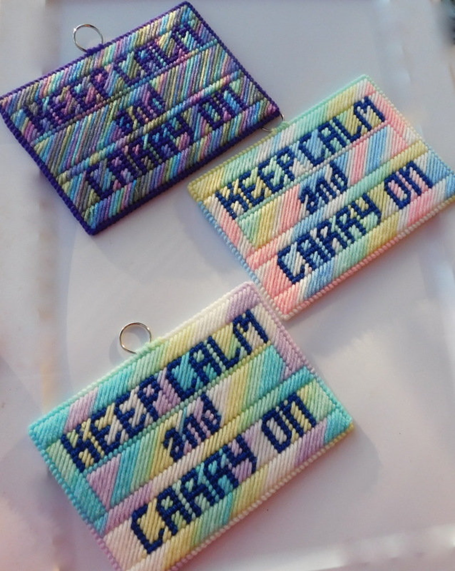 Keep Calm and Carry on Sign Choice 4 Colors Inspirational | Etsy