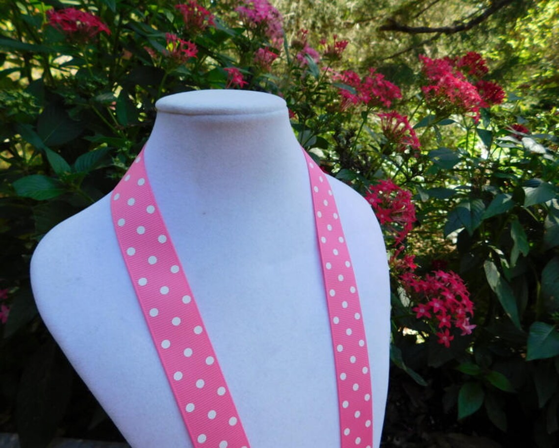 Polka Dot Mask Lanyard or ID Lanyard Lightweight Single | Etsy