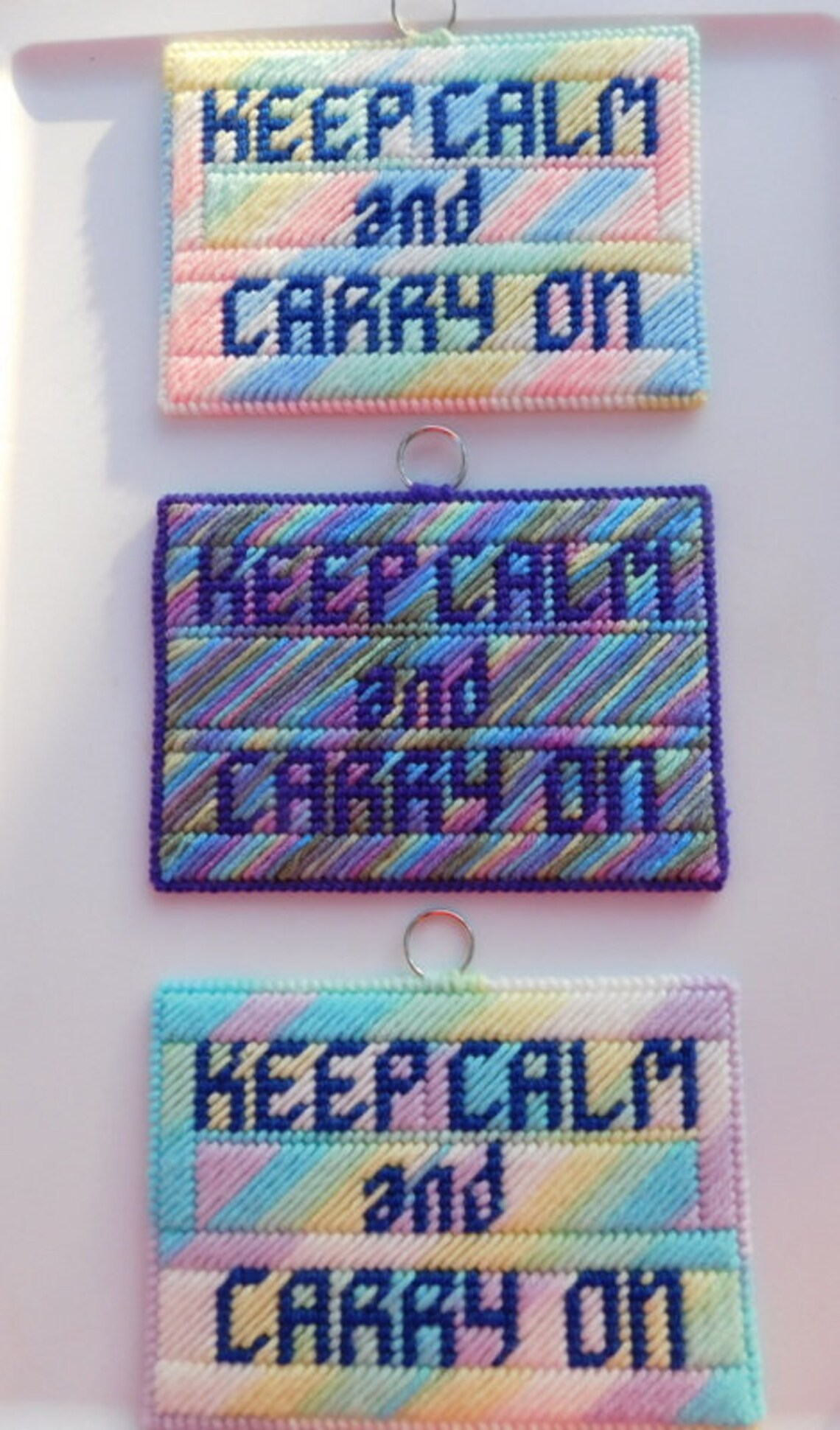 Keep Calm and Carry on Sign Choice 4 Colors Inspirational - Etsy
