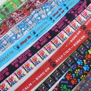 3 Yards - Dogs Rescue - Grosgrain Ribbon - Your Choice Style - Single ...