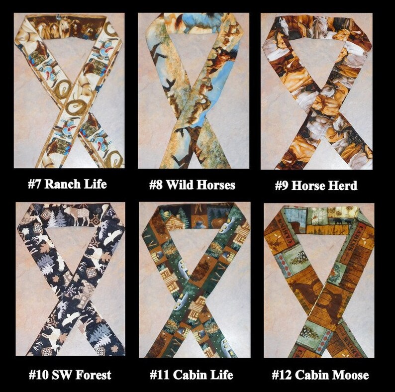 Southwest Rustic Ranch Cooling Neck Ties Choice Style | Etsy