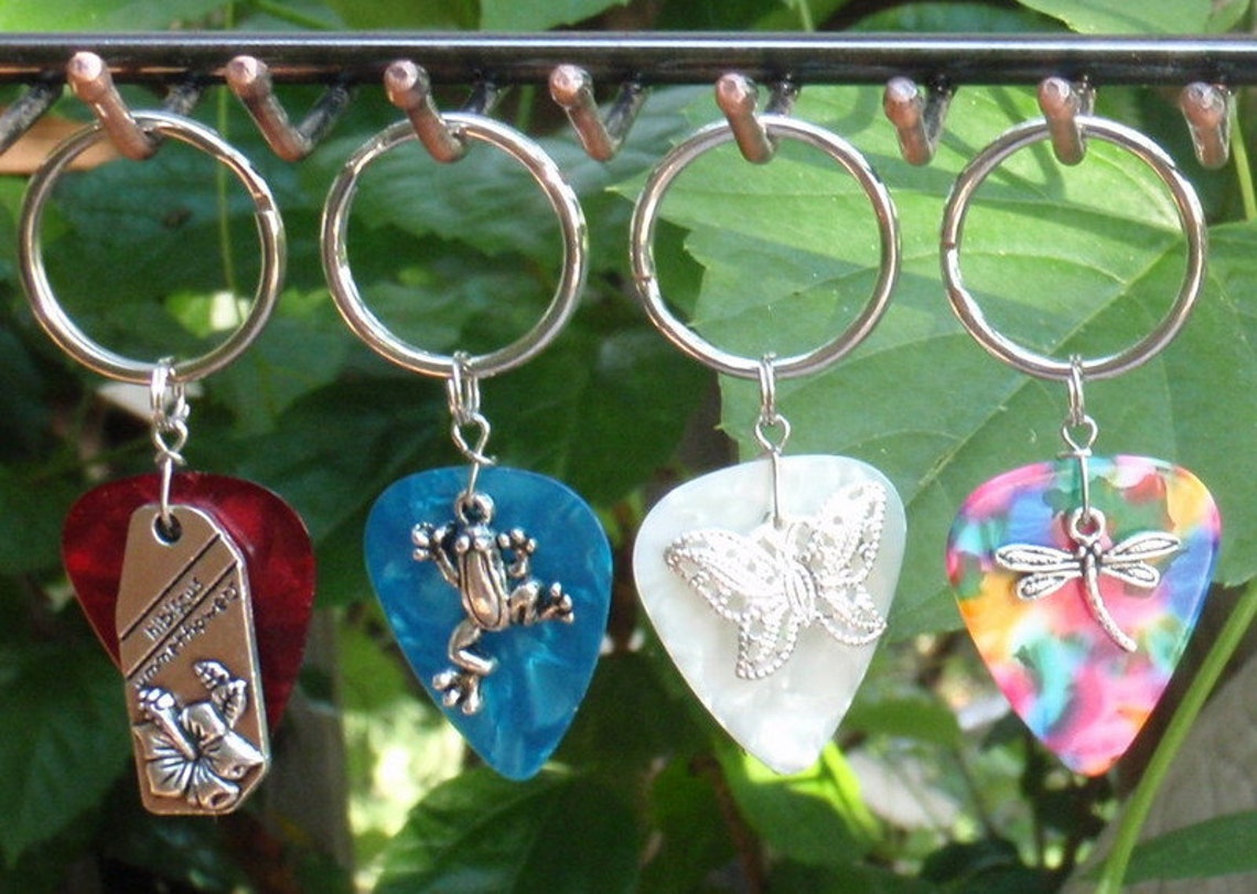 Nature Key Chain 16 Colors Choice Hibiscus, Fish, Snail, Dragonfly ...