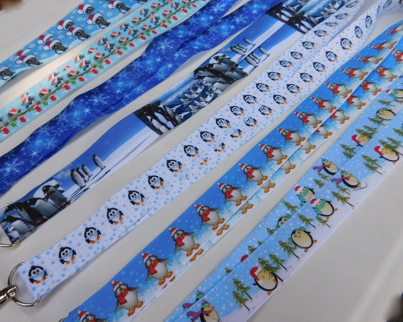 3 Yards Penguins Grosgrain Ribbon Your Choice Style Single - Etsy