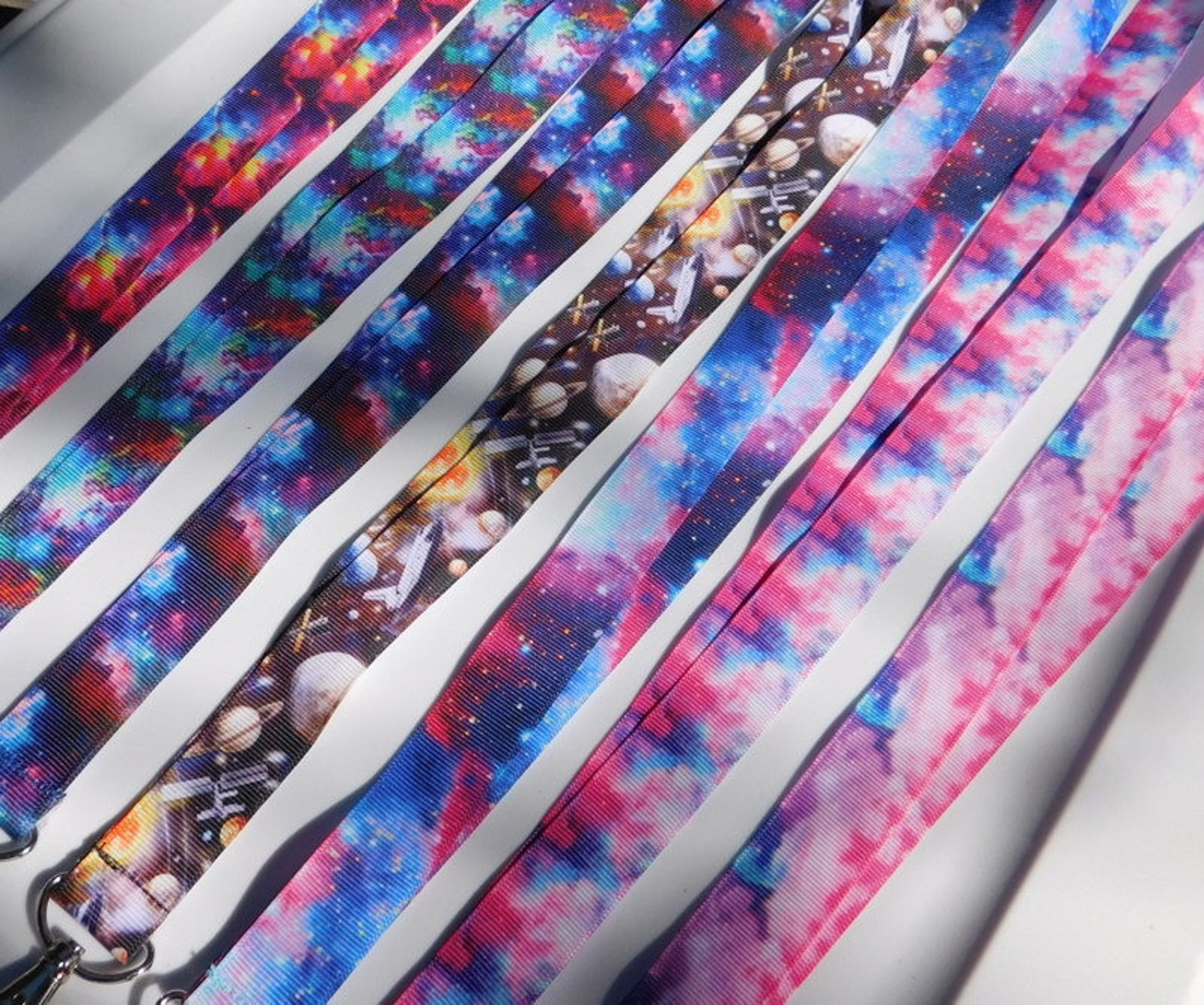 3 Yards Space Dust Nebula Galaxy Rockets Grosgrain Ribbon - Etsy
