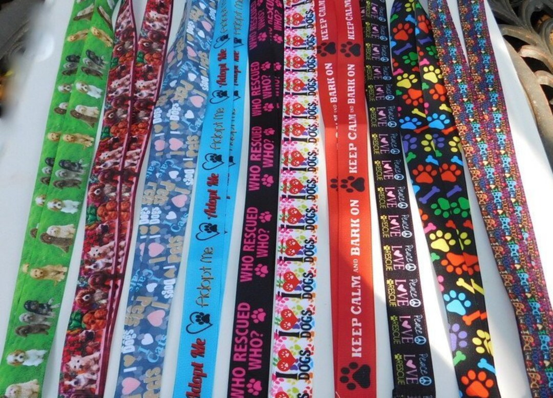 3 Yards - Dogs Rescue - Grosgrain Ribbon - Your Choice Style - Single ...