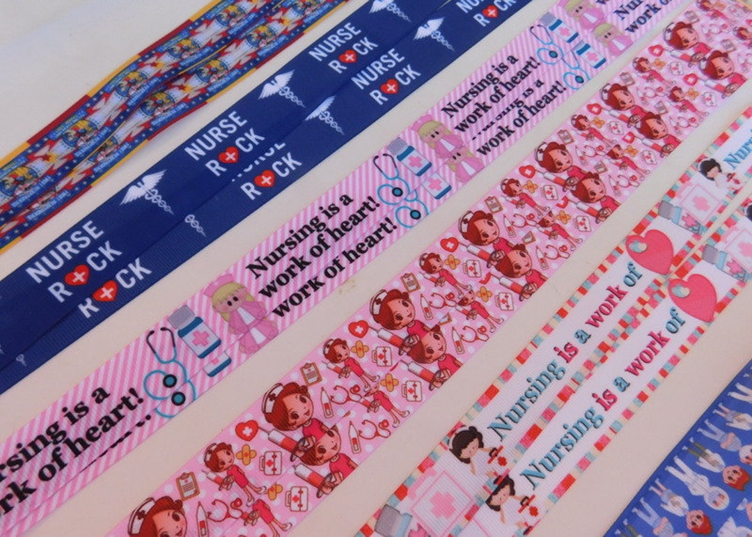 3 Yards - Nurses #4 - Health Care Worker, First Responder Grosgrain ...