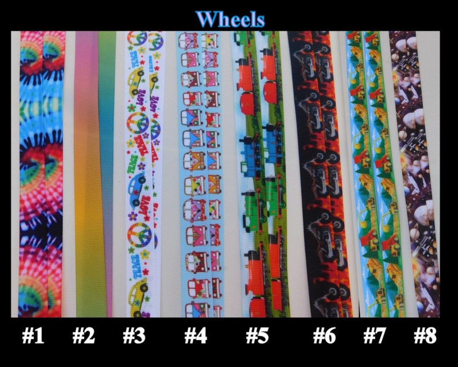 16mm 5/8" Wheels - Mask Lanyard or ID Lanyard, Lightweight Single Sided ...