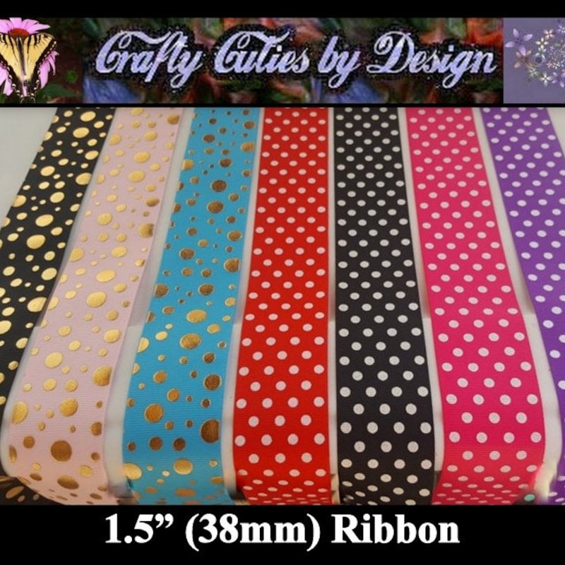 Ribbon Dots - Etsy