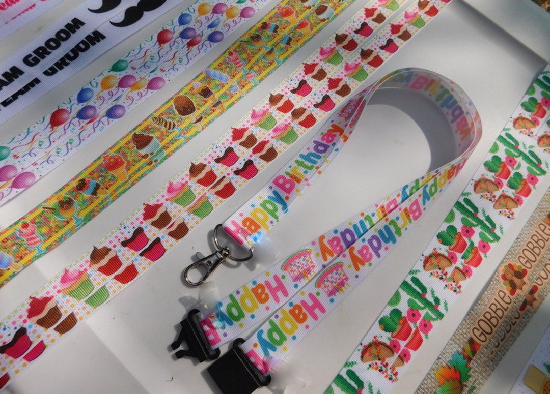 Party - ID Lanyard Bride Groom Birthday Cinco De Mayo Balloons Pizza ...