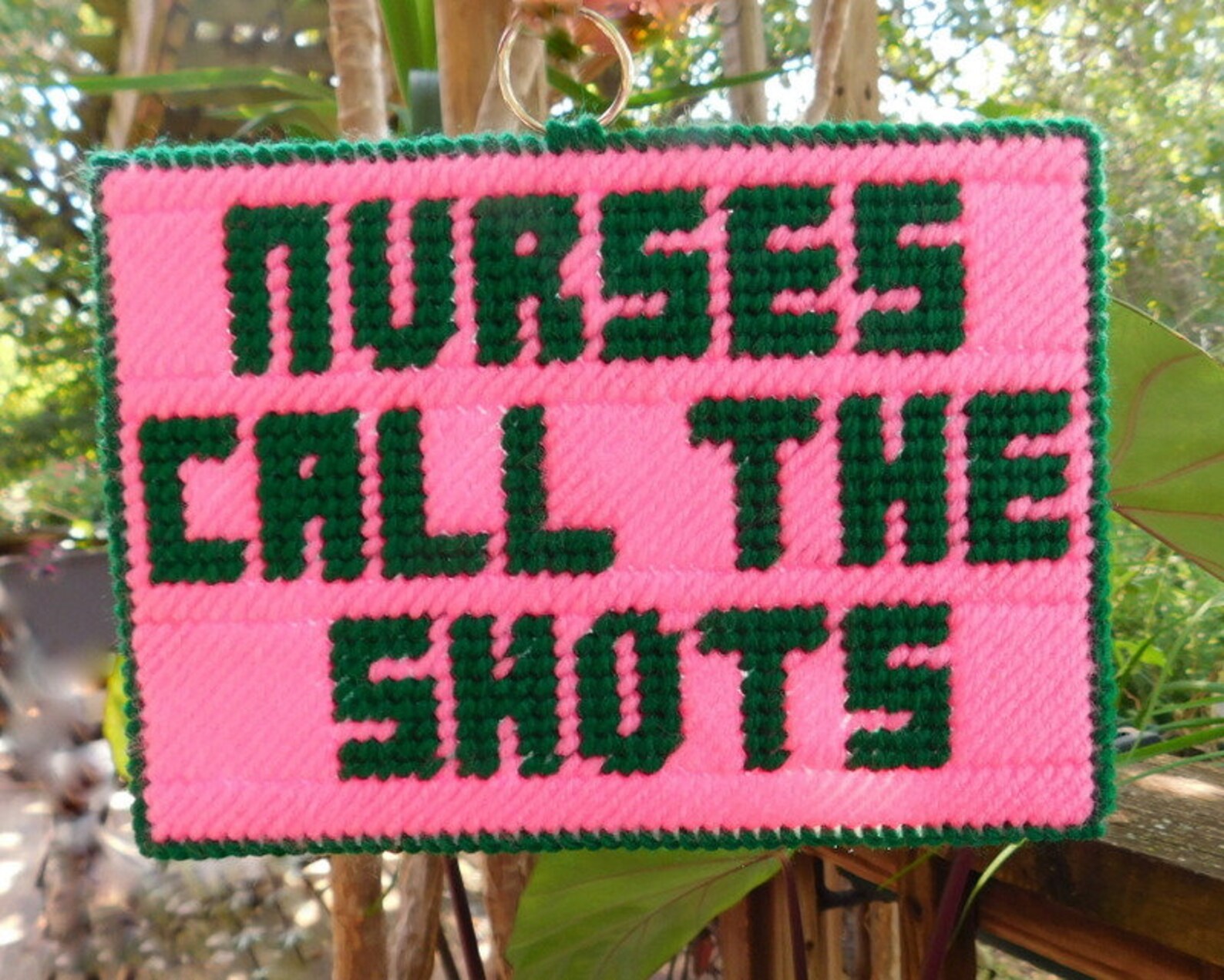 Nurses Call The Shots Sign 5.25 x 7.5 Neon | Etsy