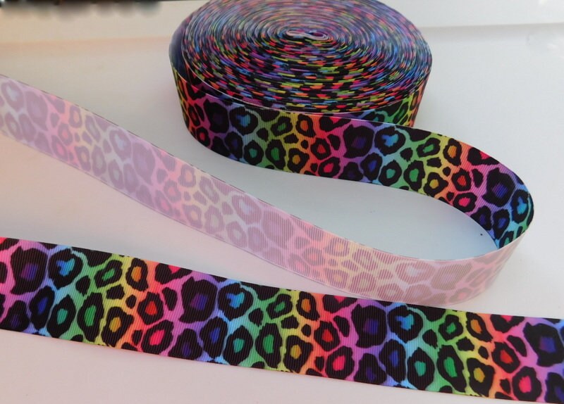 1.5 Leopard Print Ribbon Tiger Lion Cub Animal Prints - Etsy