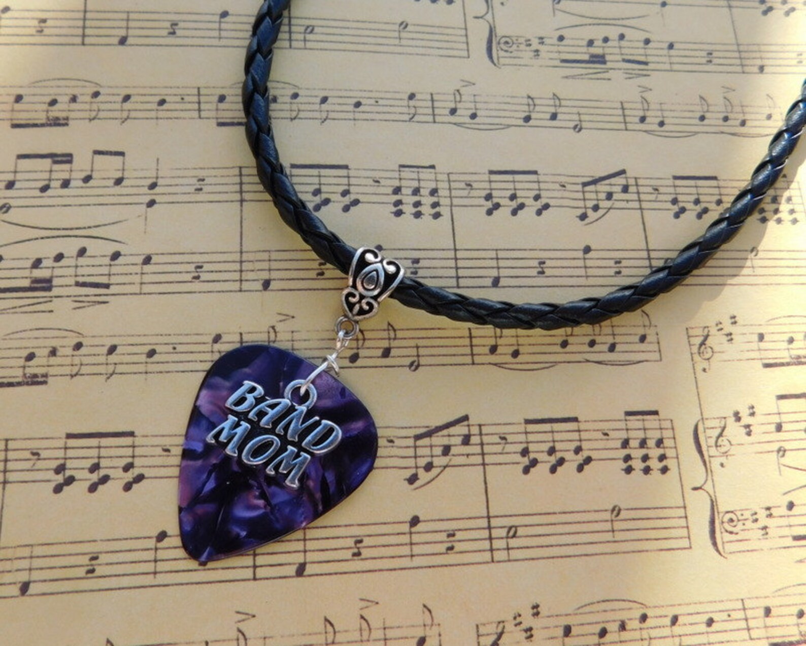 Band Mom Necklace, Choice 12 Colors, Band Symphony Music Chain ...